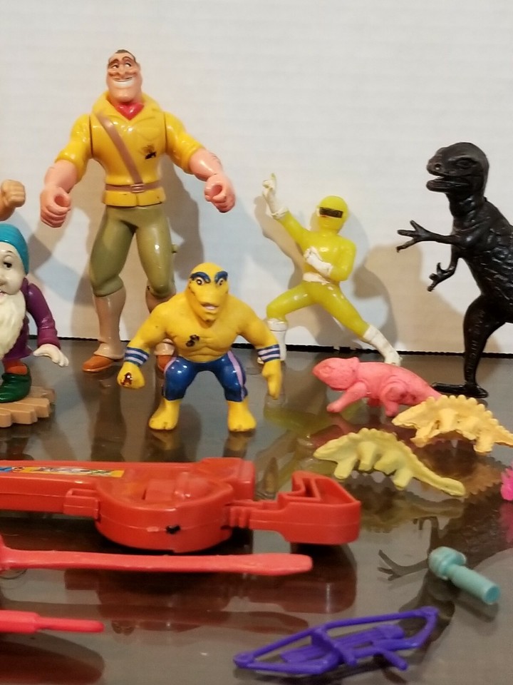 Vintage Thumb Wrestlers Batman Dinosaur Toy Lot | eBay