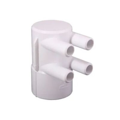 672-7370 Waterway PVC Manifold 2" S x Dead End x (4) 3/4" SB Ports ...
