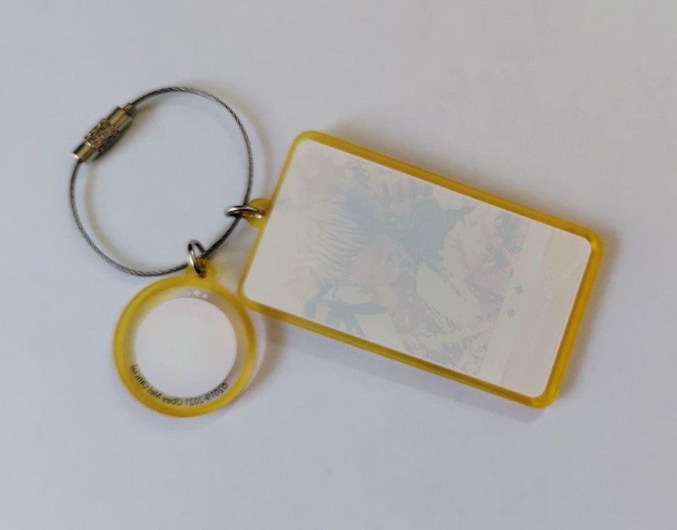 Obey Me! Wire Keychain & Sliding Acrylic Keychain Mamon | eBay UK