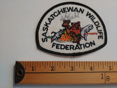 * RARE SASKATCHEWAN PARKS WILDLIFE FEDERATION PATCH CREST ECUSSON * | eBay