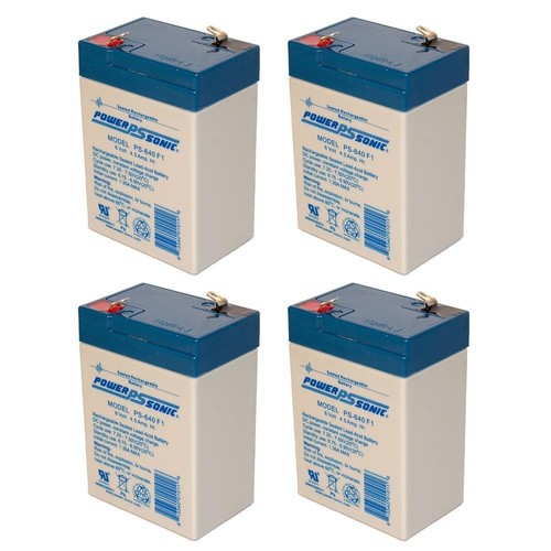 Power-Sonic 6 Volt 4.5Ah Battery for Hubbell 0120255 or Dual-Lite 12 ...