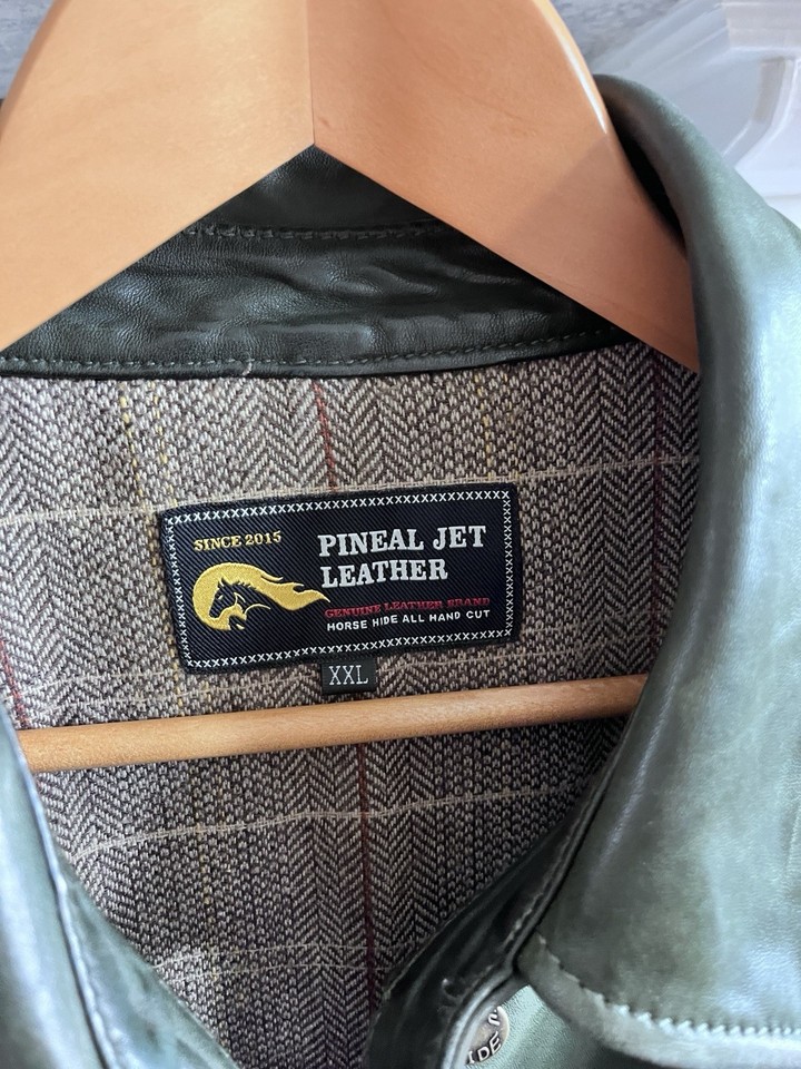 Horse hide brakeman leather jacket Great condition Fit 5’11” height ...