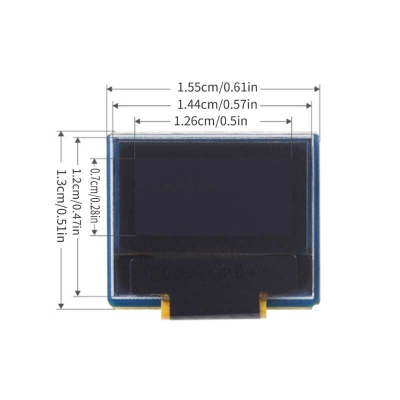 0.49inch OLED Display Module 64x32 Resolution I2C Communication Display ...