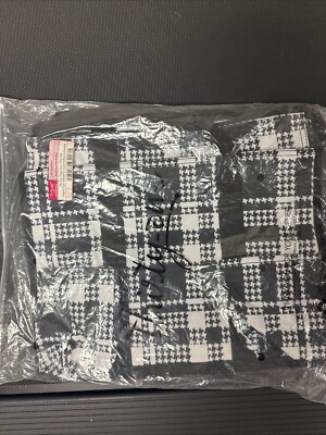 THIRTY ONE ZOUT Zip Top Organize A Utility Tote Houndstooth Plaid | eBay