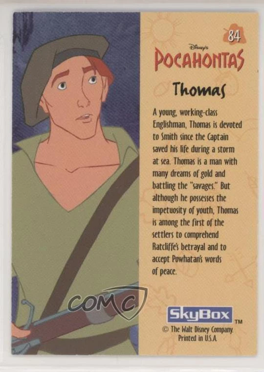 Pocahontas 1995 Thomas