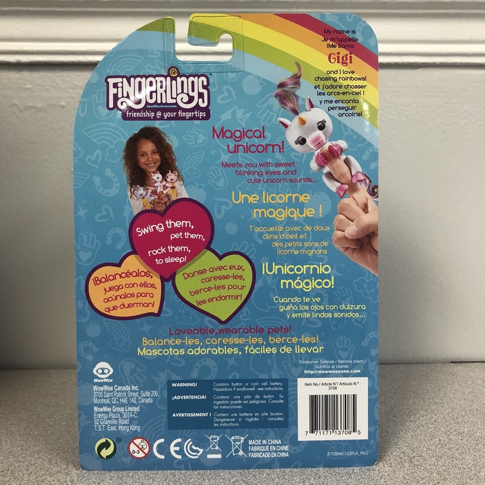 Ultra Rare Fingerlings Unicorn - Gigi - Pink Hooves - Toys R Us ...