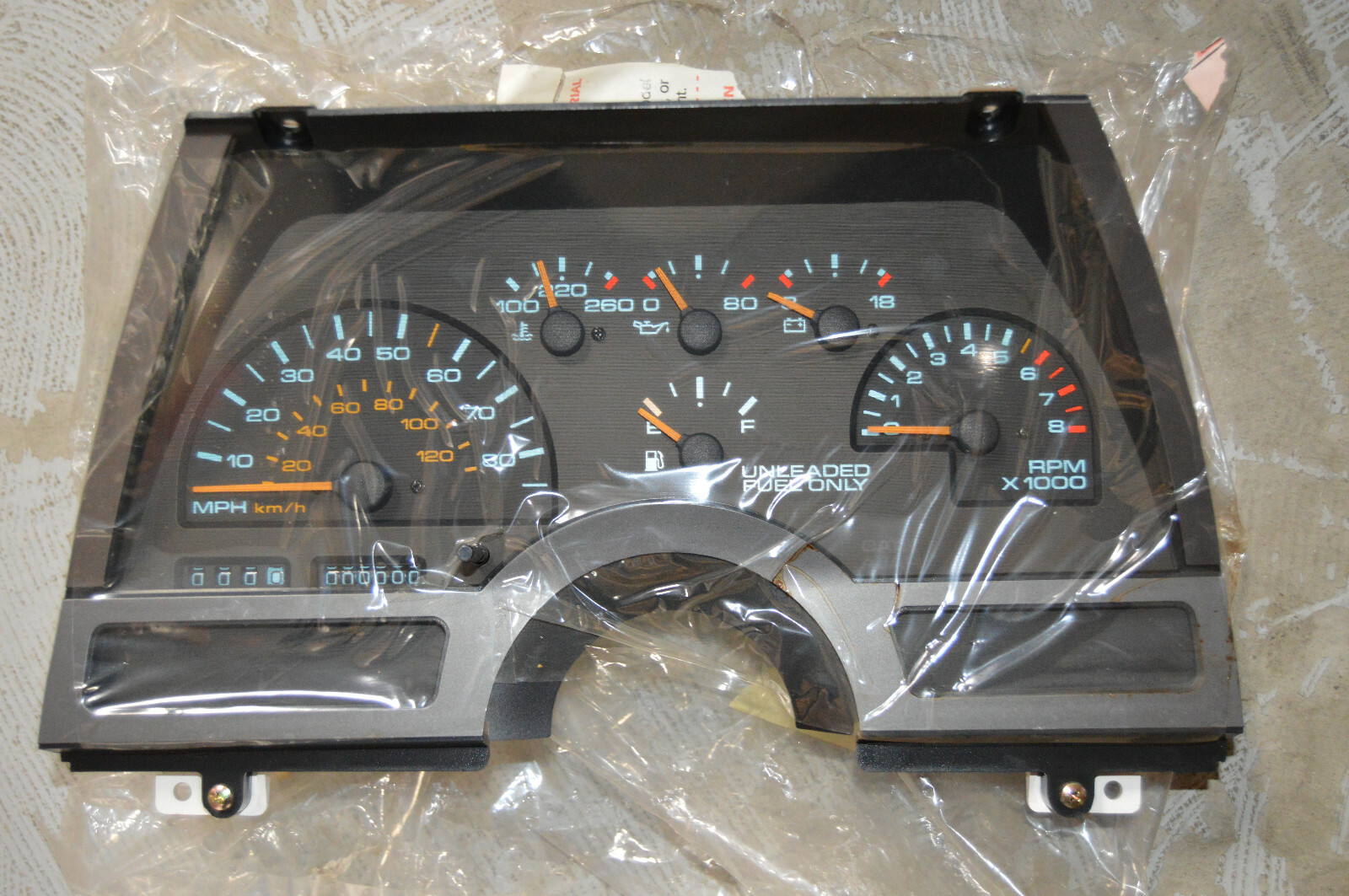 88 89 90 Cavalier 4 cyl 85 mph Speedometer Instrument Cluster gauges ...