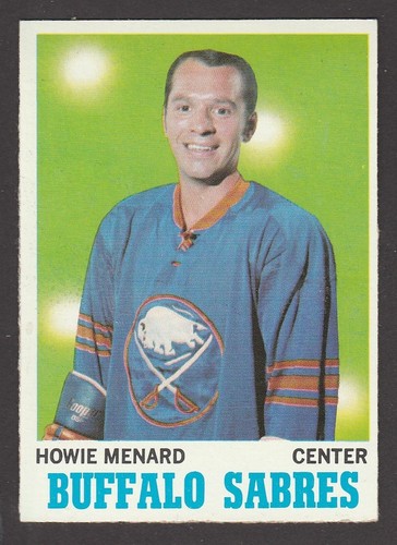 1970-71 TOPPS # 124 HOWIE MENARD INV J5428 | eBay