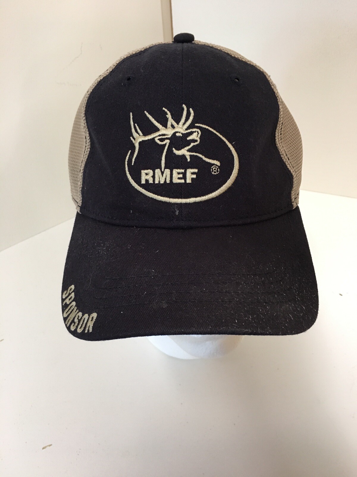 Trucker Hat Baseball Cap RMEF ELK FOUNDATION POLYESTER MESH Slide ...