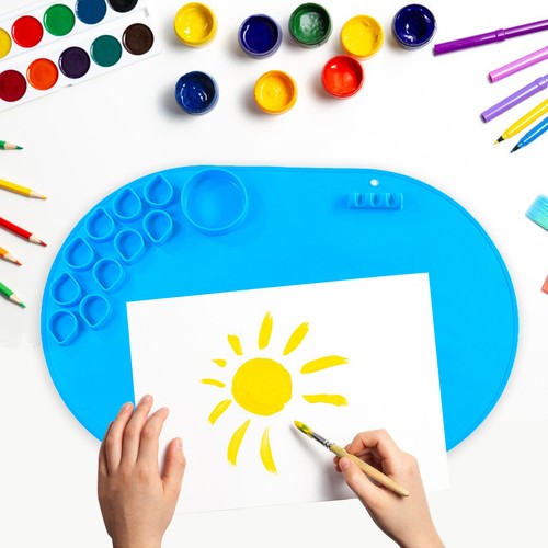 Silicone Drawing Mat Heat-resistant Drawing Pad Painter Beginner ...