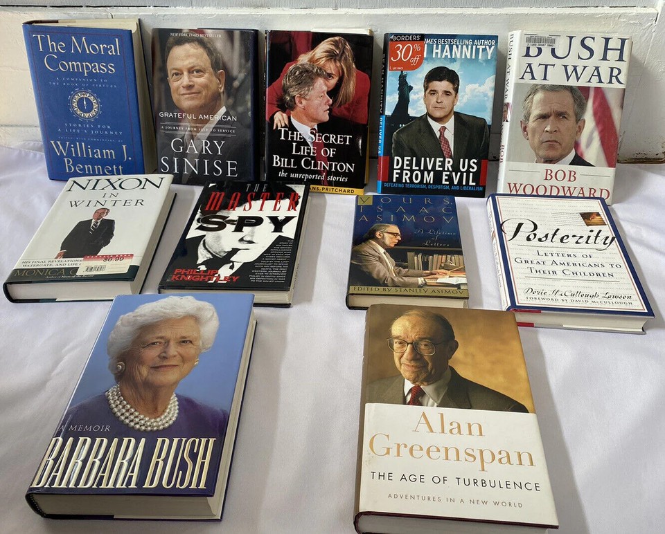 Book lot Assortment-11 Count-Barbara Bush, Posterity, A Lifetime Of ...