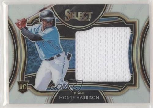 2021 Panini Select - Horizontal Rookie Jumbo Swatches Monte Harrison # ...