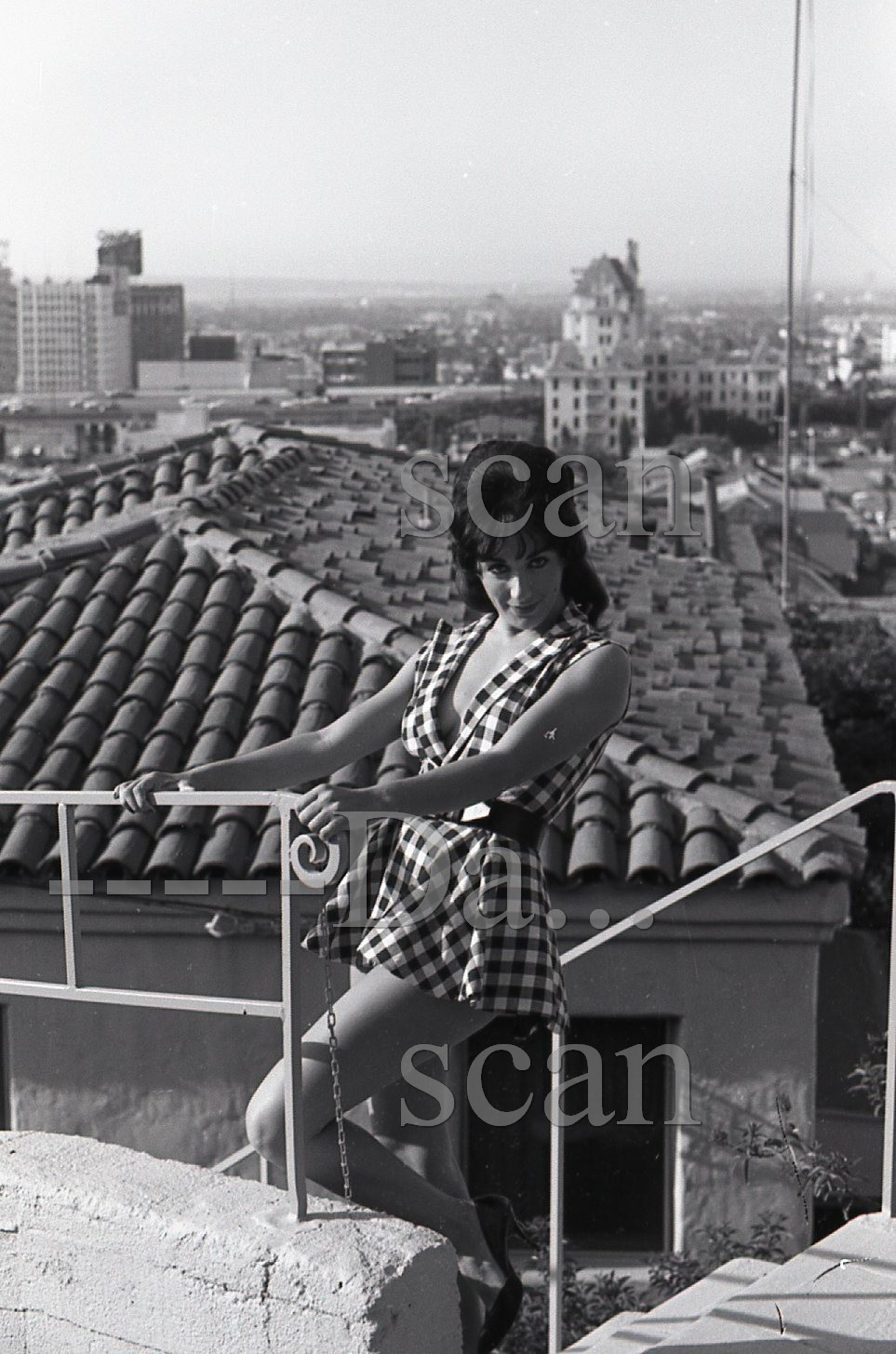 1960s Ron Vogel Negative-sexy pinup girl Jo Ann Rotolo in Los Angeles ...