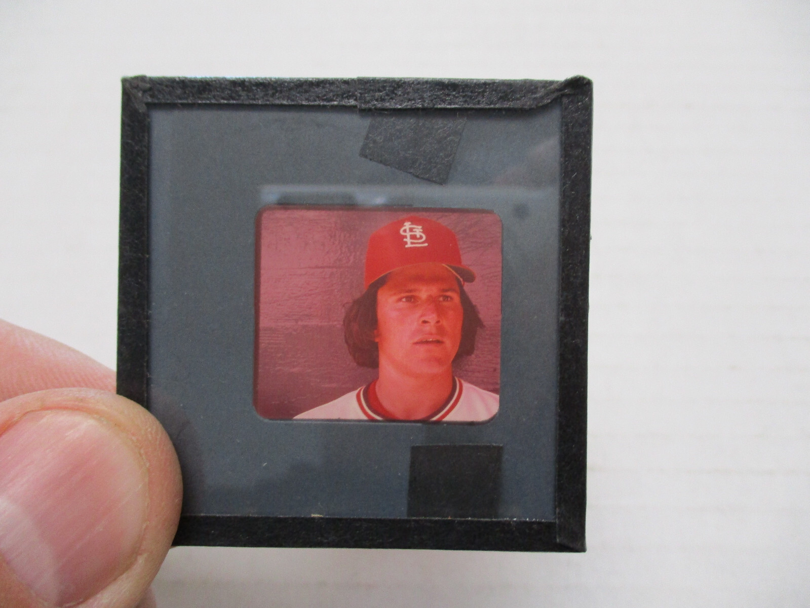 Vintage 1970's Ken Reitz St. Louis Cardinals Negative Glass Slide 2 ...
