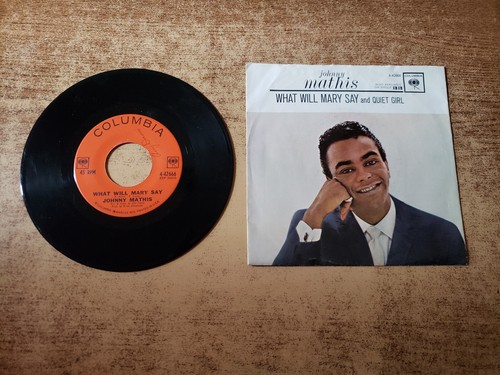 1960s VG++ Johnny Mathis – What Will Mary Say / Quiet Girl 42666 45 | eBay