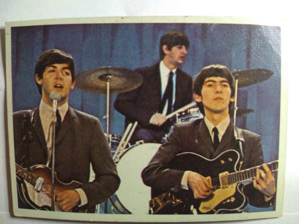 Vintage Beatles Color Trading Cards Collectible | eBay