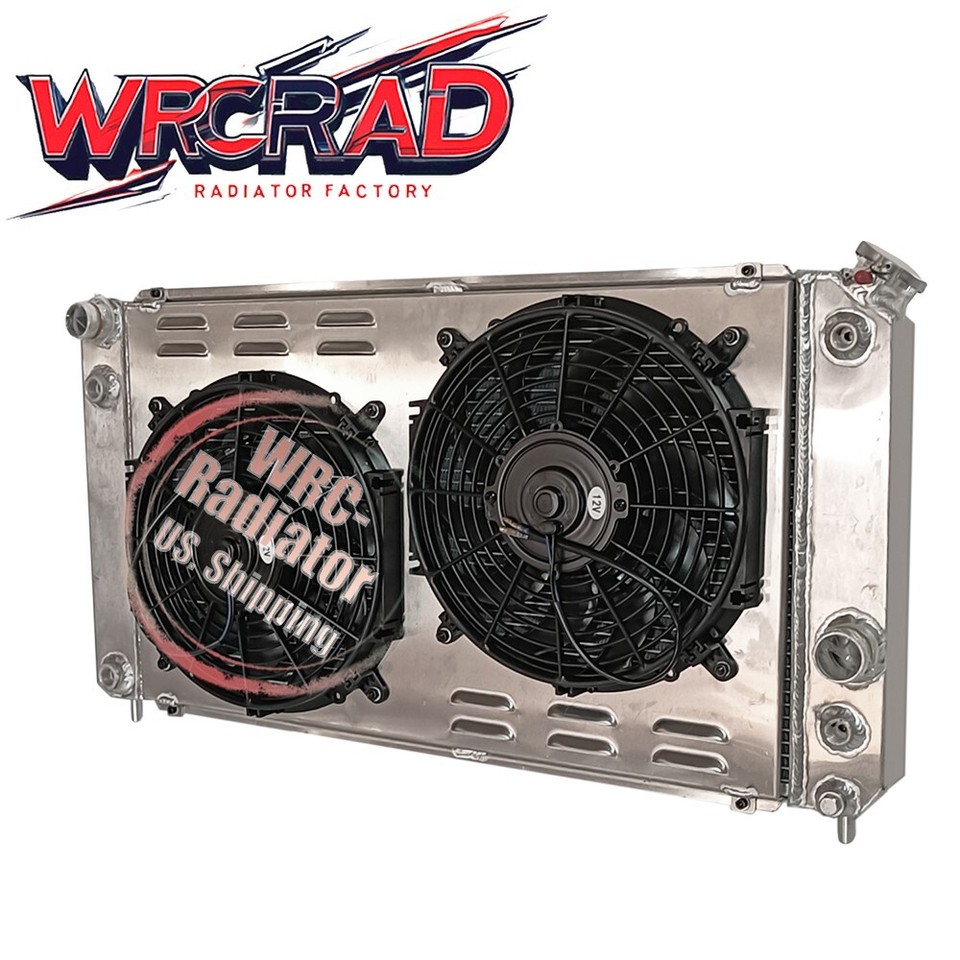 26.3" W Core Aluminum Radiator+Shroud+Fan For 1986-2005 Chevy S10 LS ...