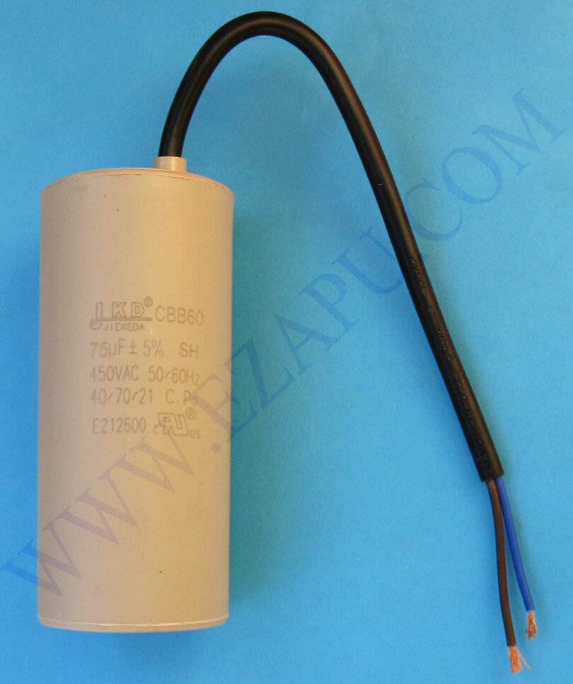 Honda Generac Briggs Stratton 75uF MFD 450V 50 60HZ Generator Capacitor ...