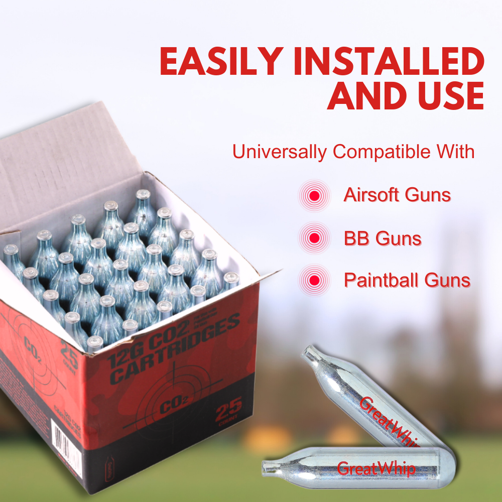 Ico 12g Co2 Cartridges 12g CO2 Cartridge - Gas Canisters NonThreaded ...