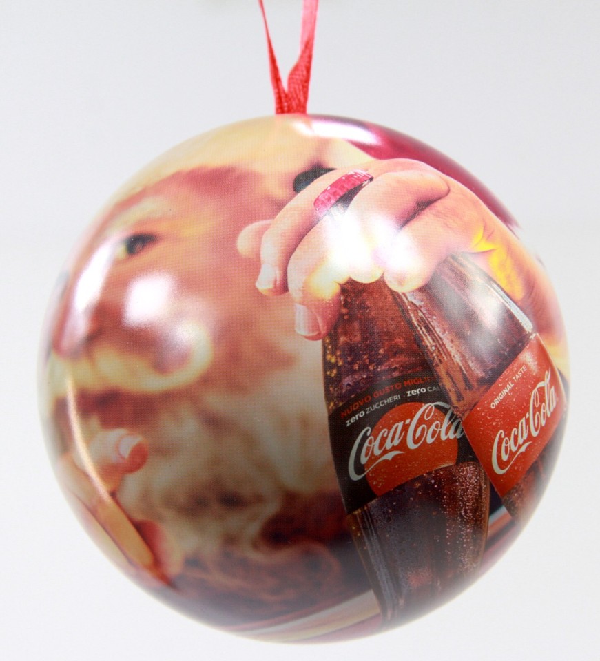 Coca Cola Collectible Christmas Balls Decorations Santa Claus Special ...