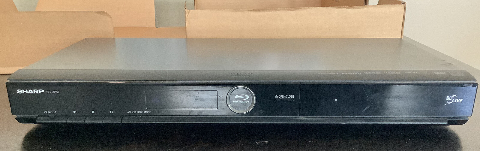 Sharp AQUOS BD-HP52U 1080P High Definition Blu-ray Player | eBay