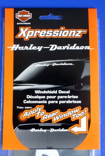 Harley-Davidson Rear Window Decal Sticker Windshield 3701 NEW | eBay