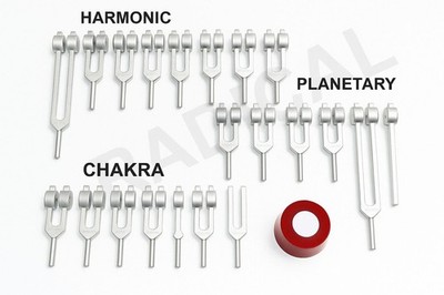 🌟 Planetary Harmonic Chakra - 26 Weighted Tuning Forks – Sound Healing ...