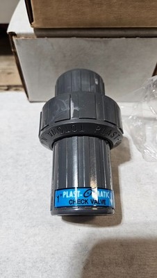 Plast-O-Matic 1" PVC Check Valve Union Type Industrial NOS | eBay