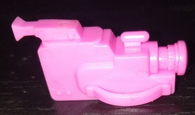 MATTEL PINK VIDEO CAMERA BARBIE MINIS FOOD ACCESSORY DOLLHOUSE PLAY ...