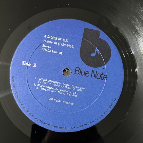 A DECADE OF JAZZ VOLUME 3 DOUBLE ALBUM 1959 / 69 Blue Note Jazz Vinyl ...