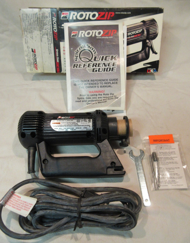 ROTOZIP USA Corded HD Spiral Saw SCS01 Power Tool W/ Bits, Manual, Box ...