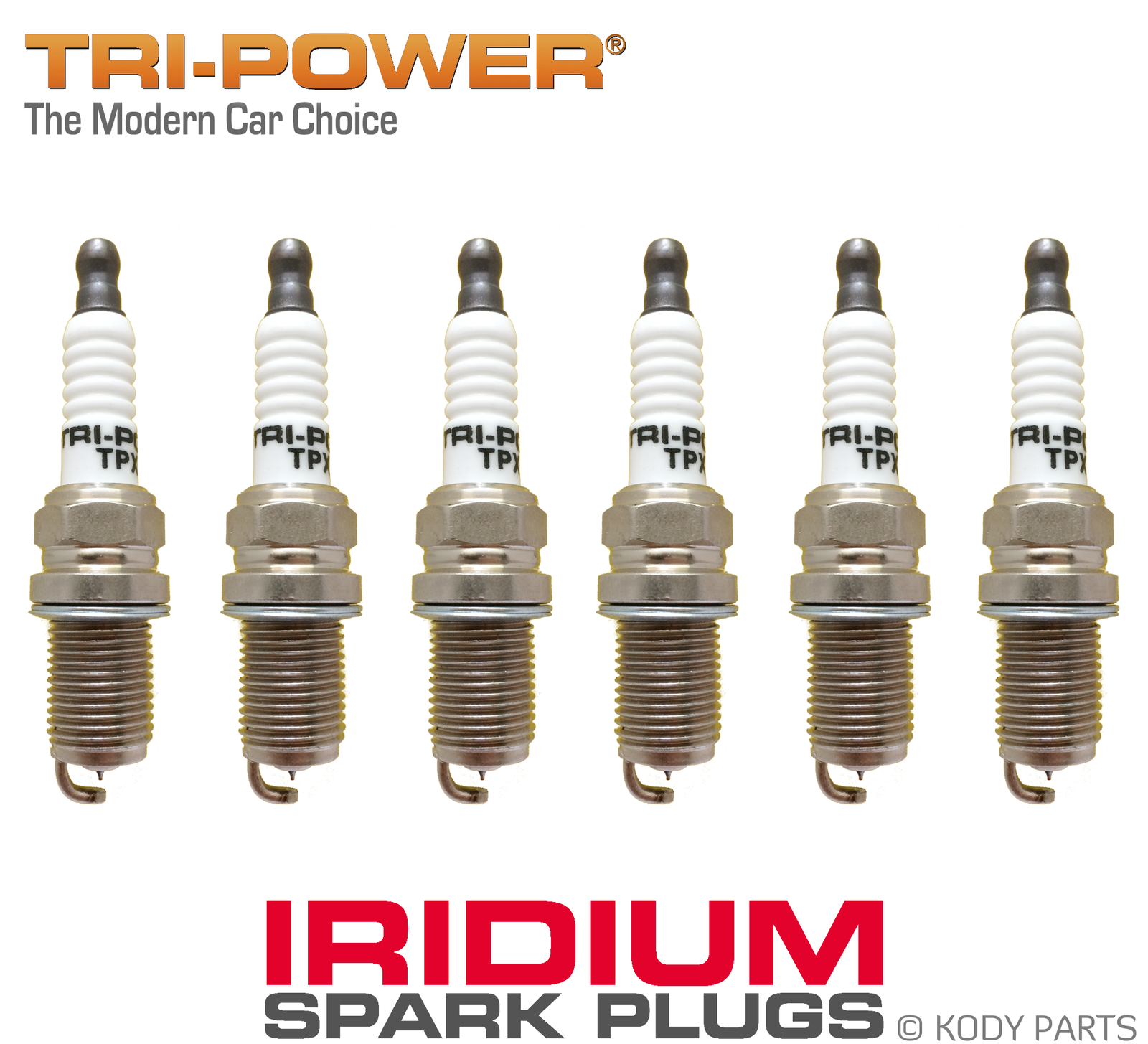 IRIDIUM SPARK PLUGS - for Ford Territory 4.0L 6 Cyl SZ (Barra 195) TRI ...