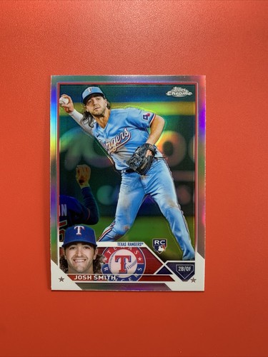 Josh Smith 2023 Topps Chrome #73 Refractor - Rookie Card - Rangers | eBay