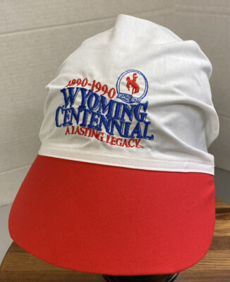 UNIQUE VINTAGE WOMENS WYOMING CENTENNIAL "A LASTING LEGACY" HAT OSFM ...