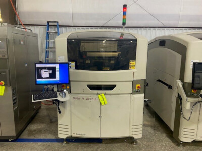 2015 MPM Speedline Accela Screen Printer w/Paste Dispenser & Under ...
