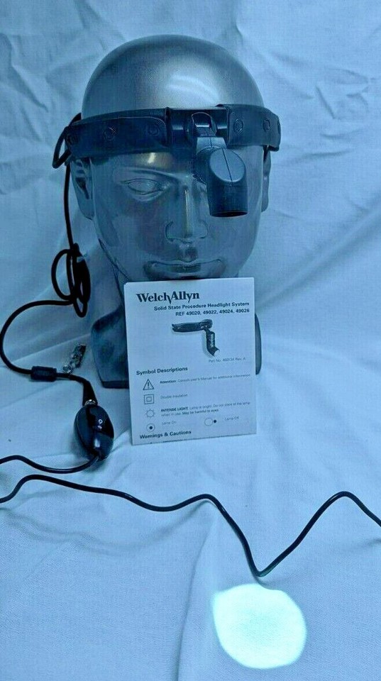 Welch Allyn 49020 / 49000 Procedure Headlight System w/ Direct Power ...