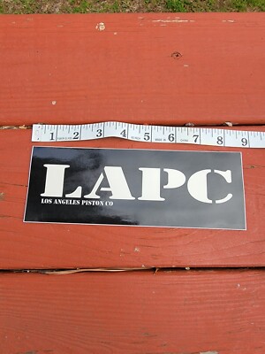 Los Angeles Piston Co LAPC Sticker Decal Eaton overland racing ...