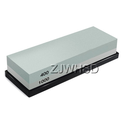 400 / 1000 Double-Sided Sharpening Stone Waterstone Grindstone with ...