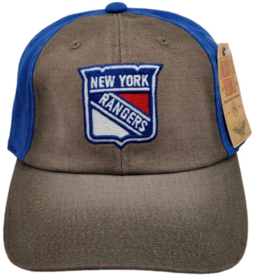 New York Rangers Hat Stitched Logo Buckle Back GreyRoyal B1 | eBay