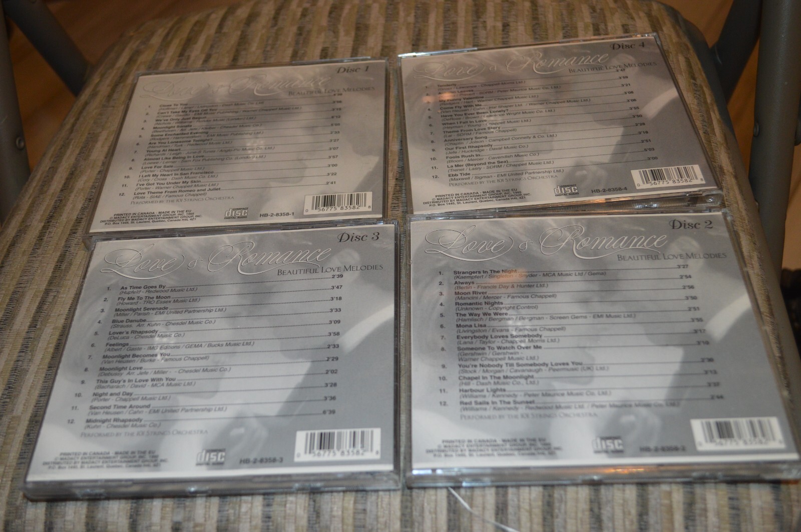 Love & Romance: Beautiful Love Melodies by 101 Strings (Orchestra) (CD ...