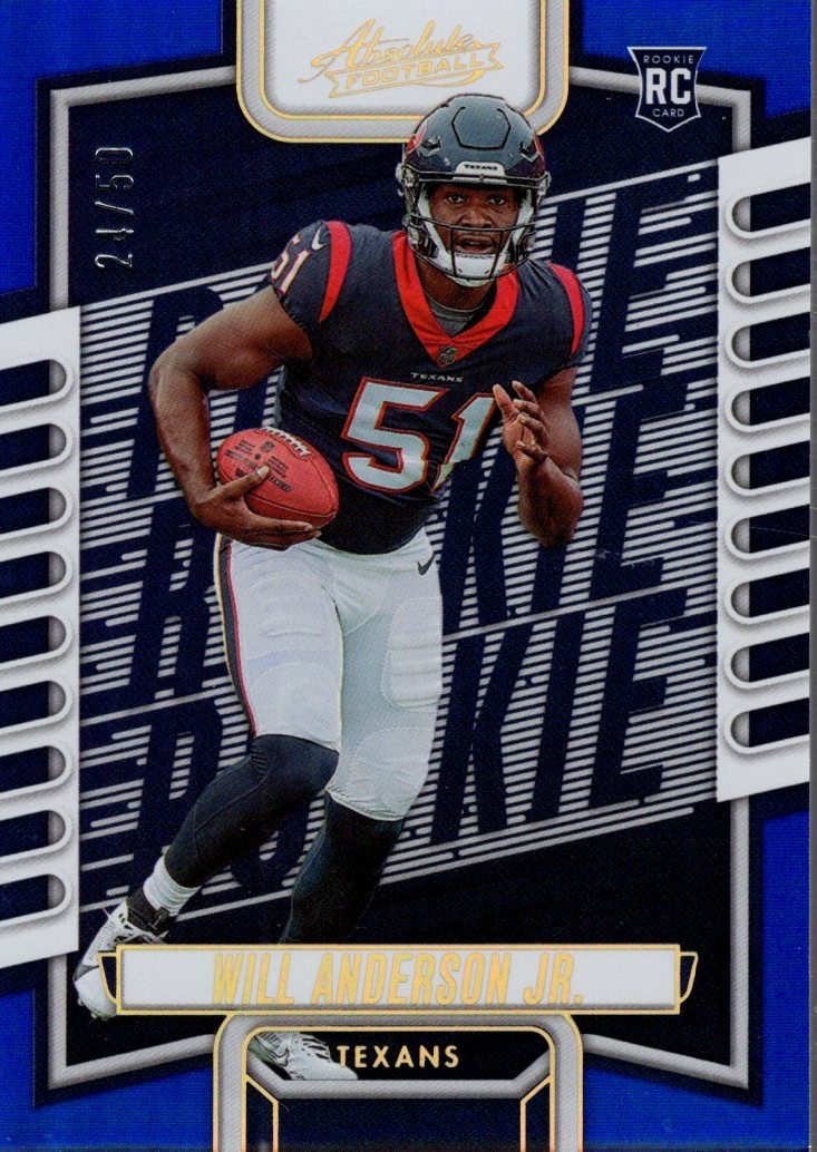 2023 Panini Absolute - Rookies Will Anderson #103 Spectrum Blue /50 (RC ...