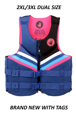 ADULT WOMEN'S BODY GLOVE EVOPRENE PFD ADULT LIFE JACKET 2XL/3XL (44"-56 ...