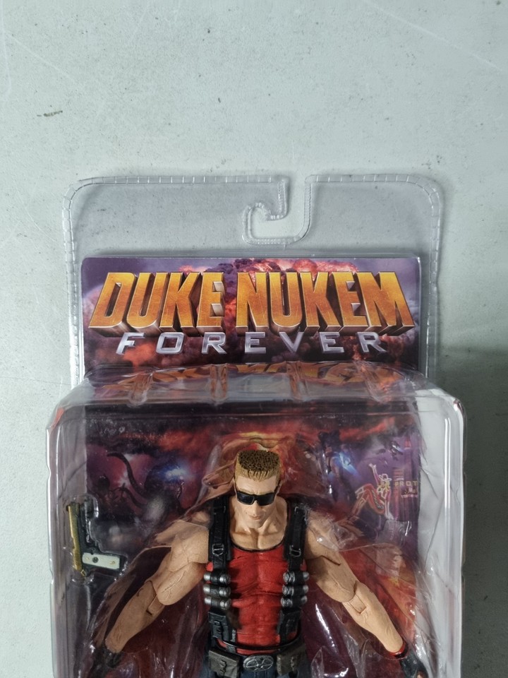 NECA Duke Nukem Forever Action Figure New 2011 - Sealed On Card | eBay