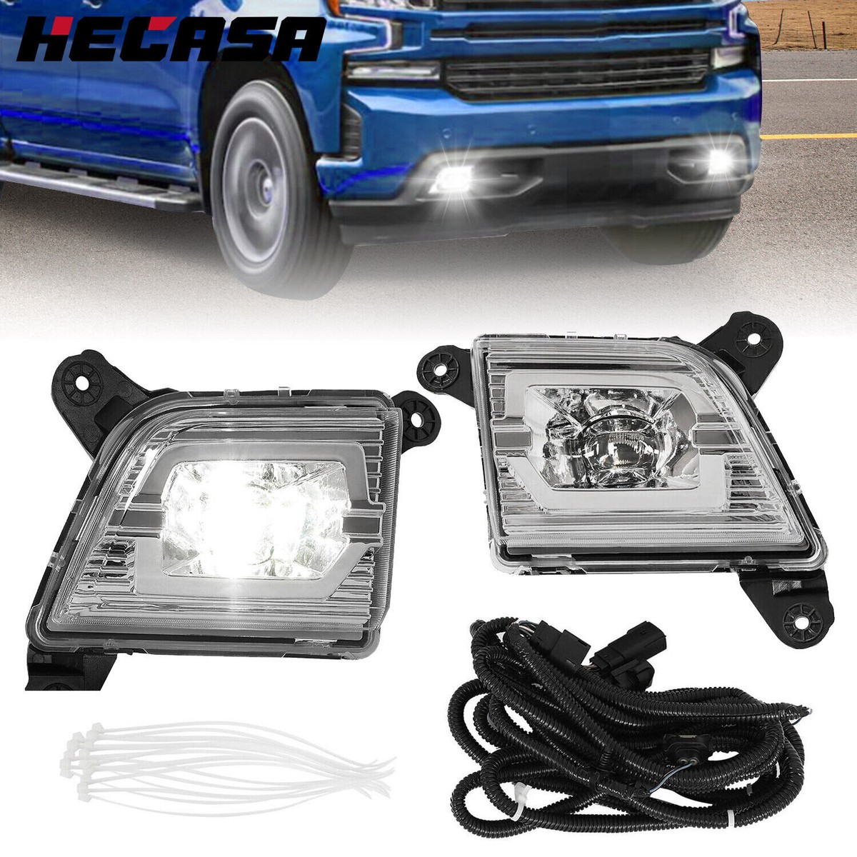Chevy Silverado Fog Light Bumper