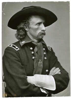1870s Portrait General George Armstrong Custer by Matthew Brady Photo ...