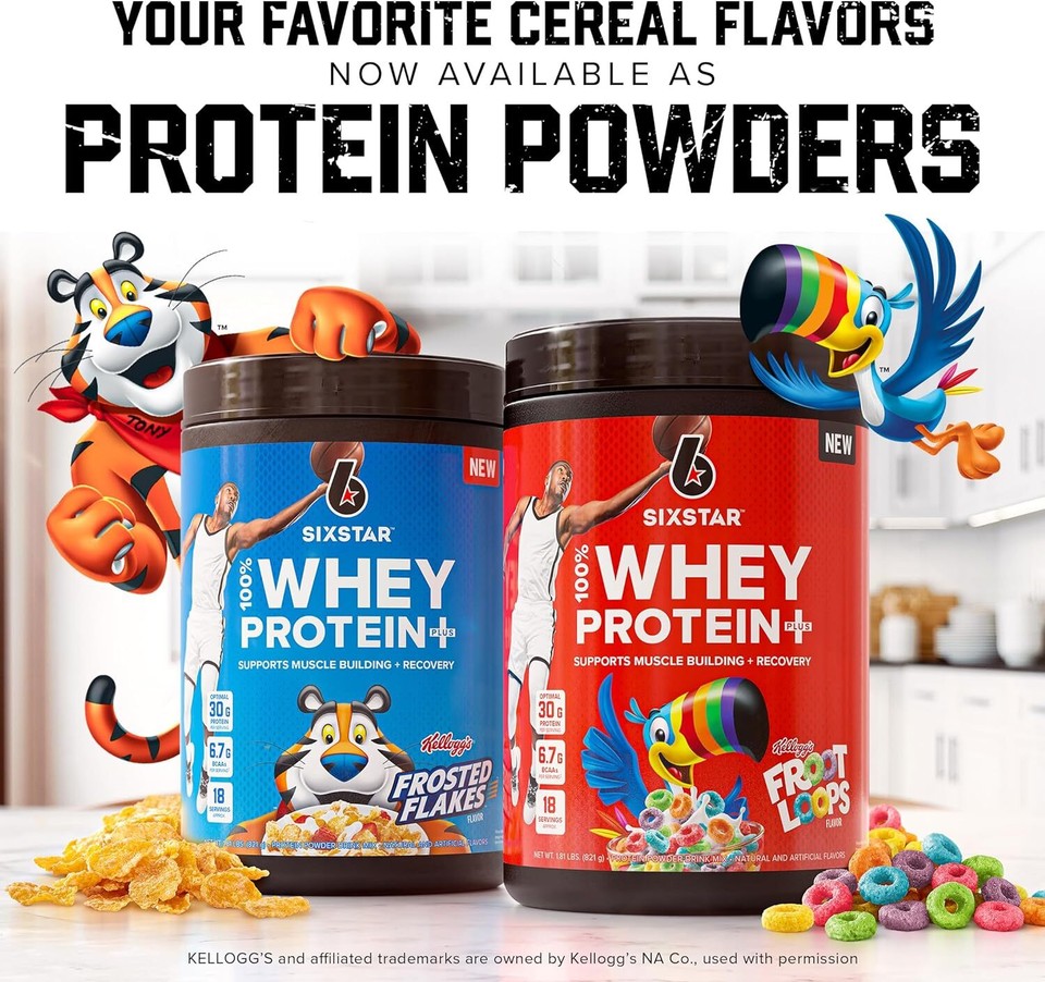 Six Star Whey Protein Powder Plus | Muscle Building & Recovery Immune ...