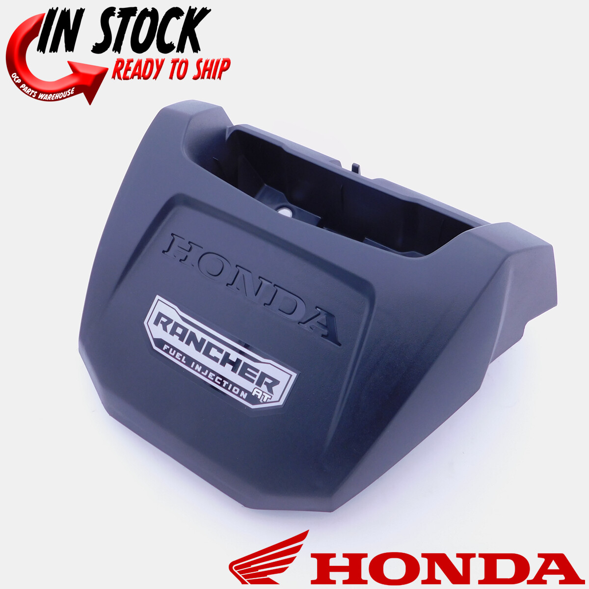 HONDA REAR FENDER STORAGE TRUNK DOOR TOOL BOX LID 2015-2019 RANCHER 420 ...