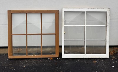 Antique 1920/1930s Rustic Farmhouse 6 Pane Glass Window Sash | eBay