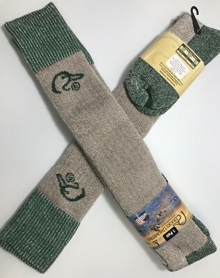 New, Ducks Unlimited Mens Merino Wool Blend Wader Socks, 2 pairs, FREE ...
