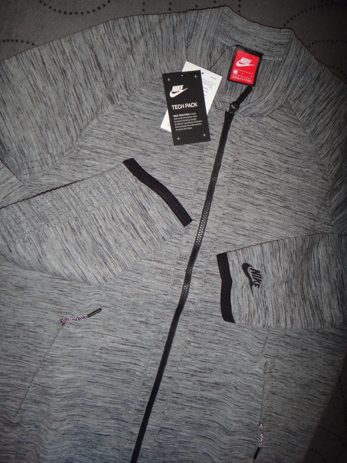NIKE TECH PACK KNIT BOMBER FULL ZIP JACKET SIZE L OR M MEN NWT $250.00 ...